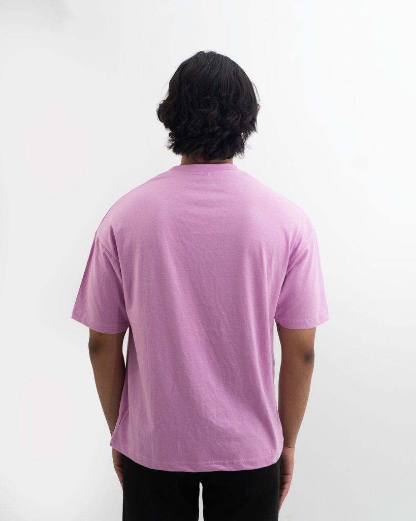 Unisex pink drop shoulder t-shirt - Fashion at your Fingertips!