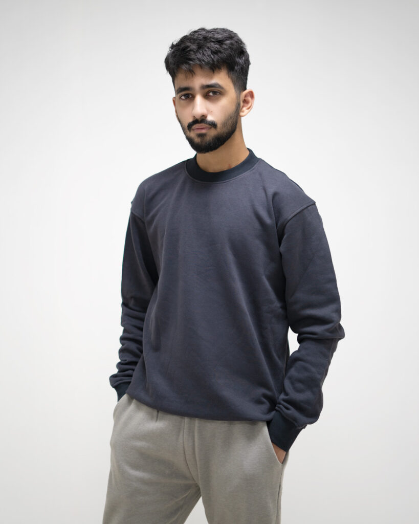 Charcoal Black Sweat-set - Fashion at your Fingertips!