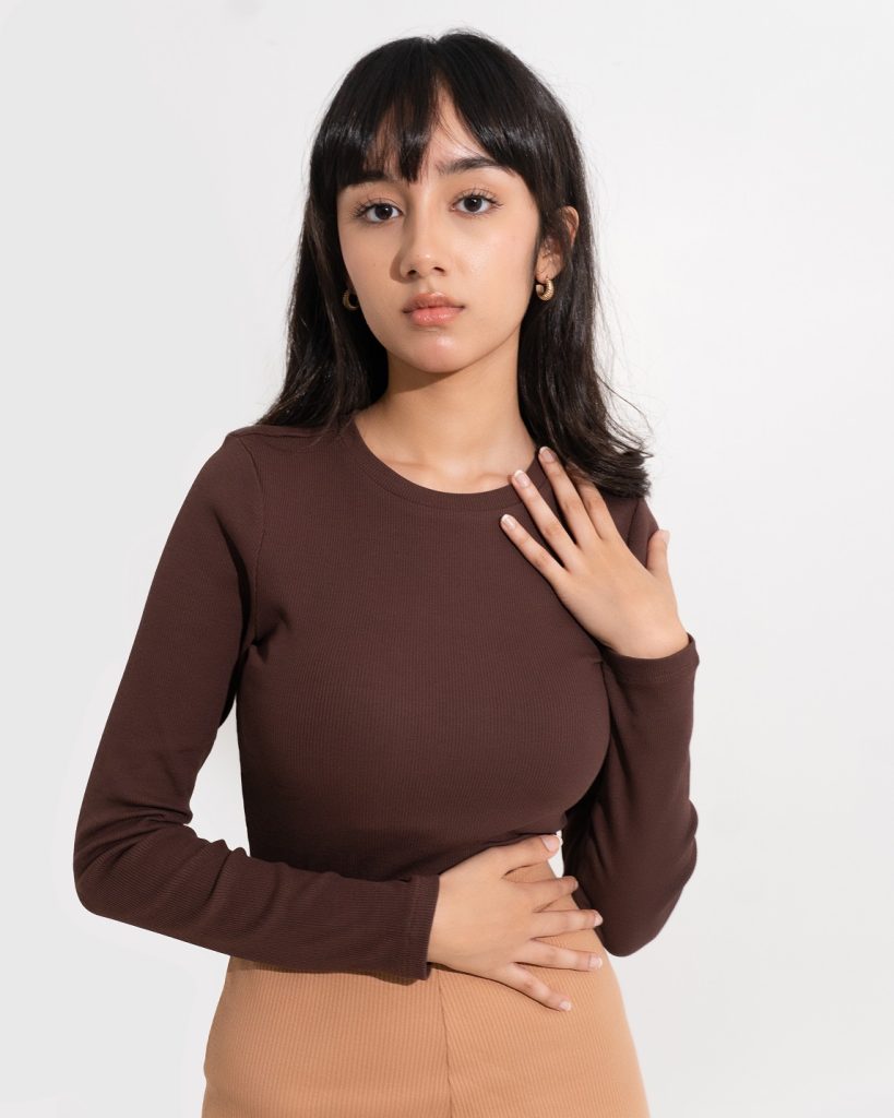 Brown Ribbed Bodysuit - Fashion at your Fingertips!