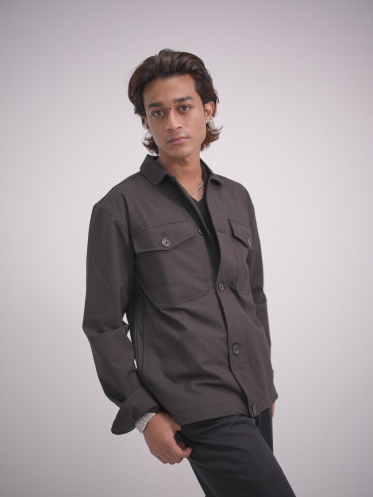 Men's Mocha Brown Overshirt - Fashion at your Fingertips!
